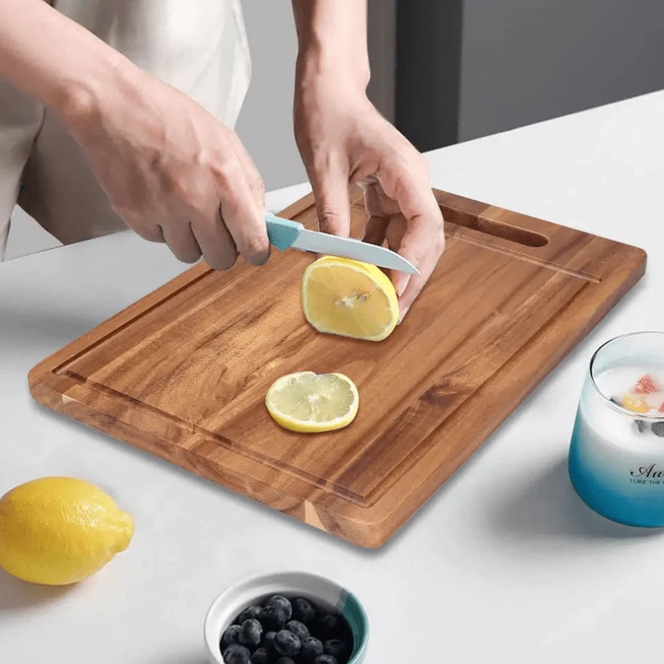 Kitchen Cutting Board, Acacia Wood Charcuterie Platter, Fruit And ...