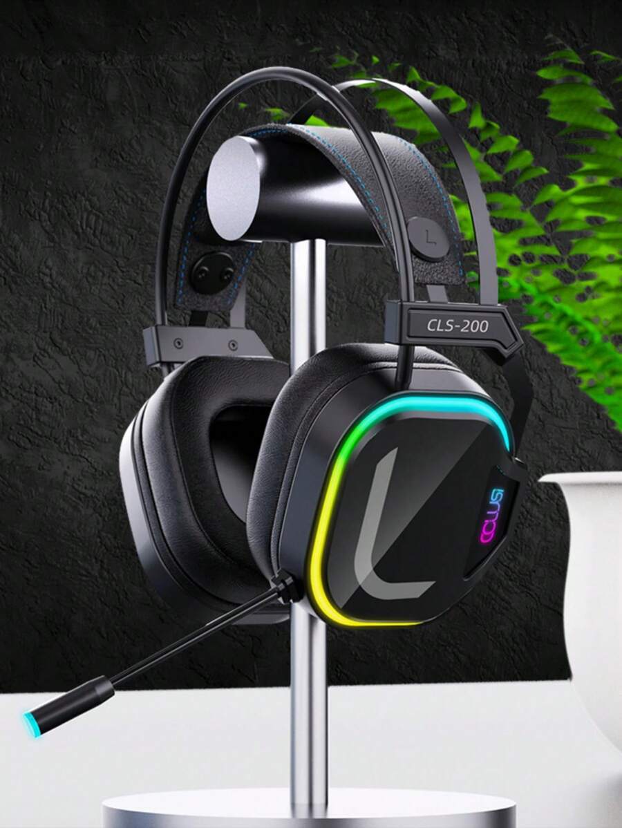 COLUSI سماعة ألعاب سلكية للكمبيوتر المحمول Colusi Cls200، ميكروفون ...