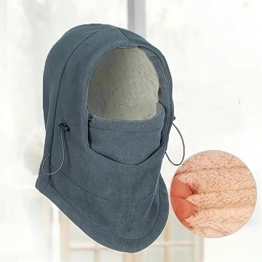 1PC Stay Warm And Protected: Adjustable Warm Head Cover Mask, Suitable ...
