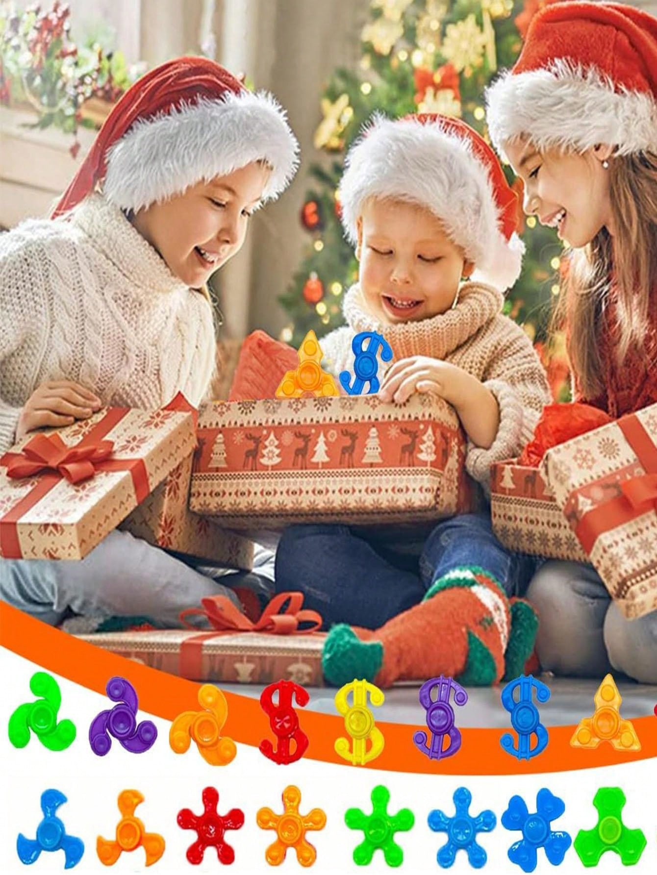 12/24pcs Random Mini Hand Spinner Fidget Toy For Parties, Gifts ...