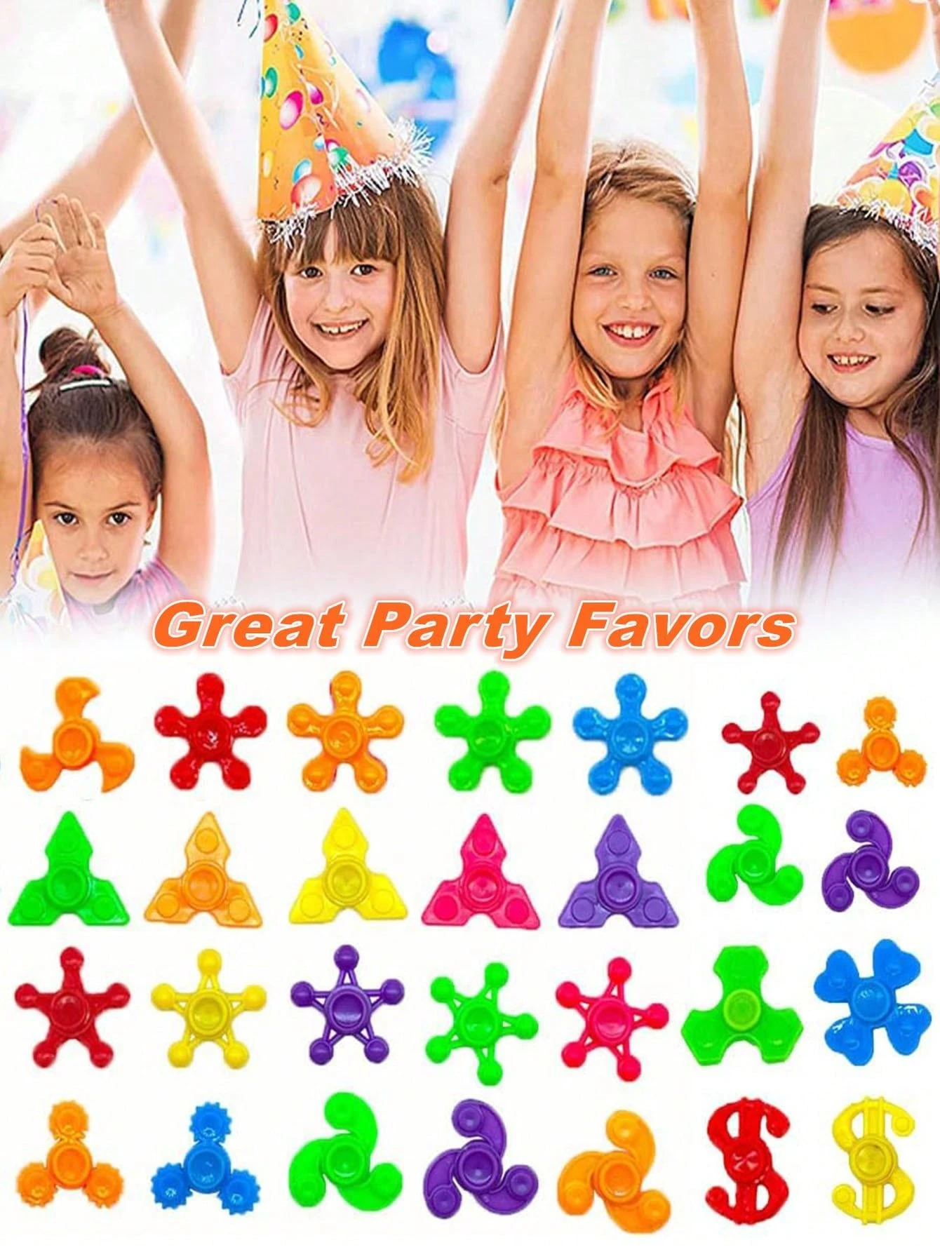 12/24pcs Random Mini Hand Spinner Fidget Toy For Parties, Gifts ...