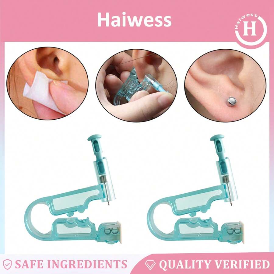 Three Packages Available Safety Ear Piercing Unit Ear Piercing Kit ...