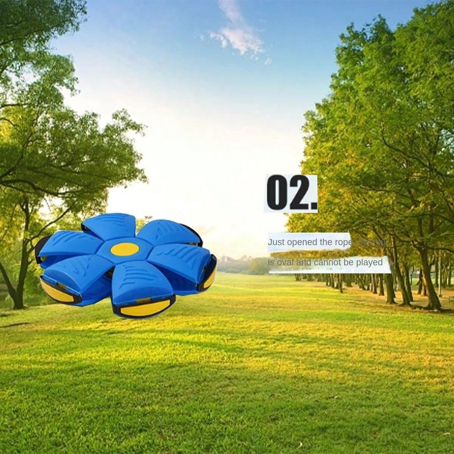 Stretchy Stomp Ball Deformation Ufo Ball Foot Control Light-up Bouncing ...