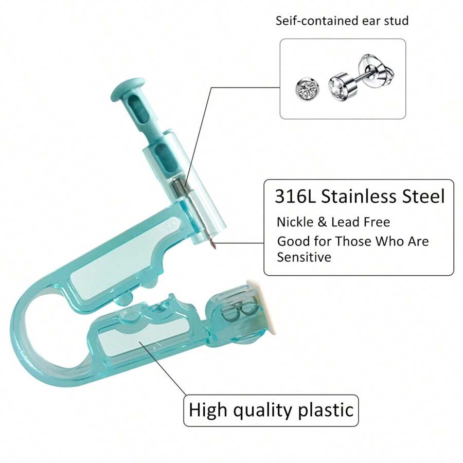 Three Packages Available Safety Ear Piercing Unit Ear Piercing Kit ...