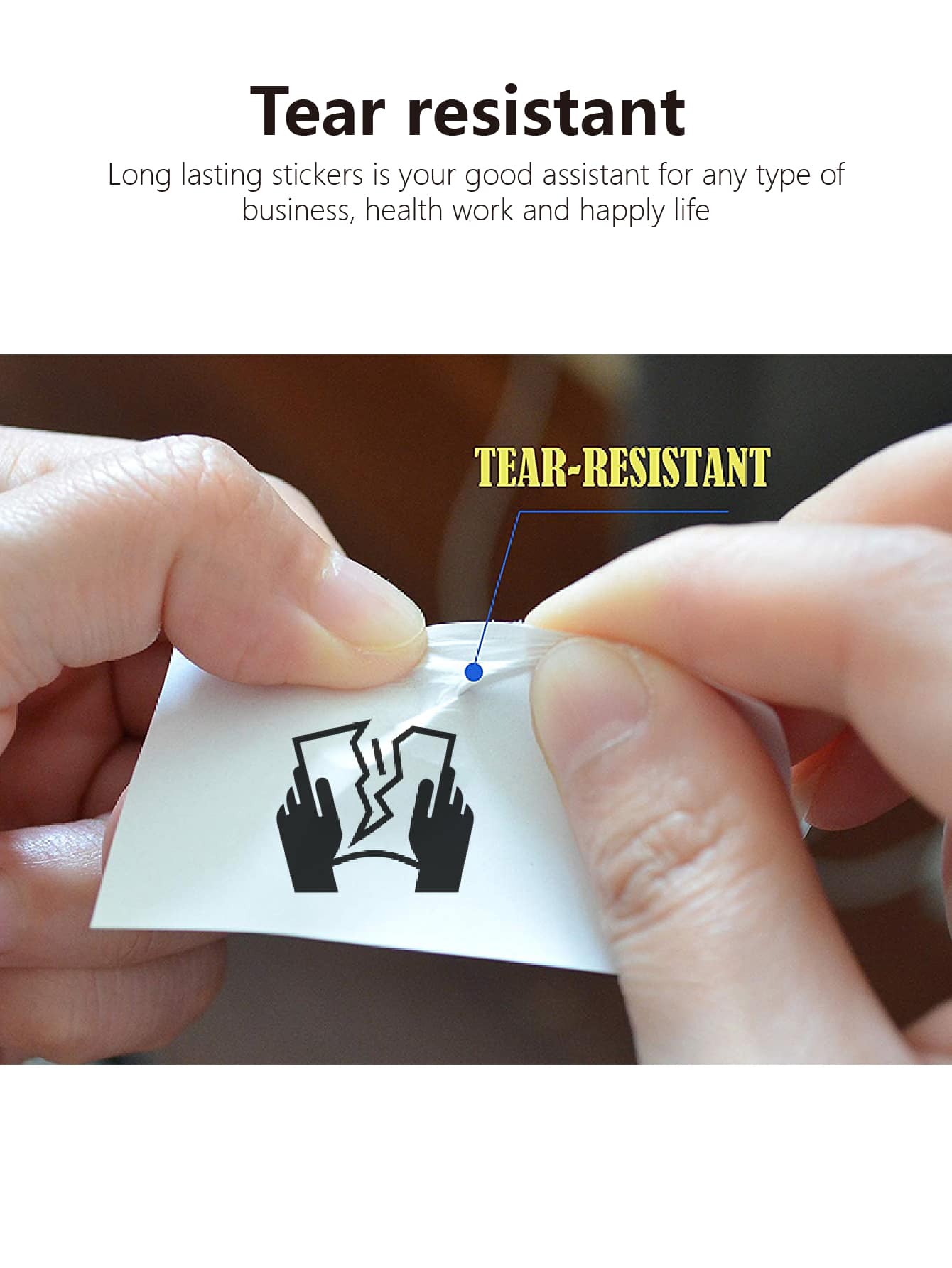 Marklife 2 Inch White Circle Thermal Sticker Labels, Thermal Label ...