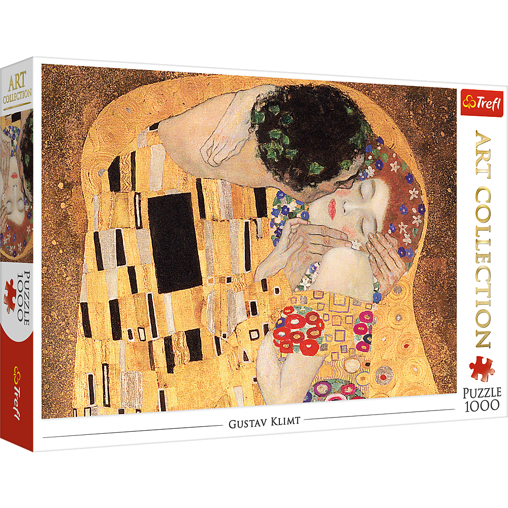 1000 Piece Jigsaw Puzzles, The Kiss by Gustav Klimt, Art Nouveau, Puzzle Art, Adult Puzzles ...