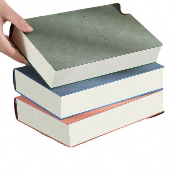 A5 Blank Notebook 365 Sheets/730 Pages Thickened Student Softcover ...