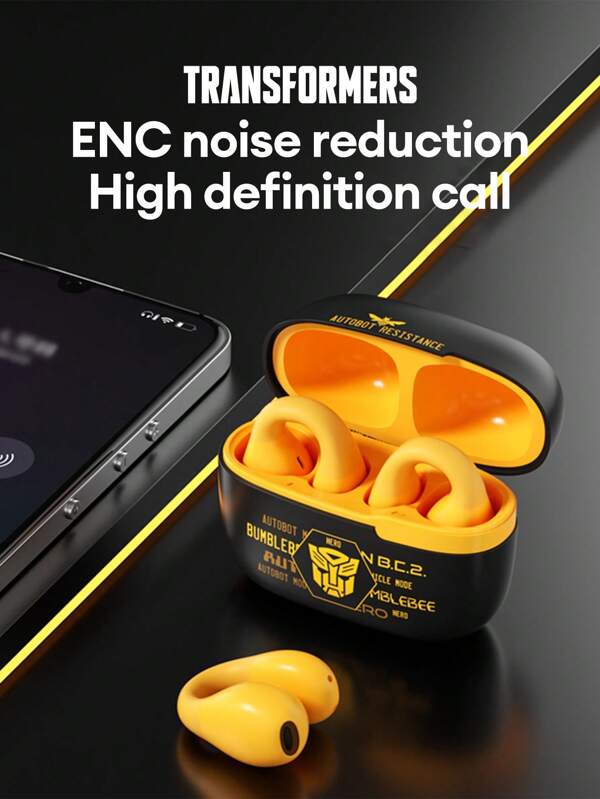 Tf-t05 Auricular Inalámbrico De Conducción Ósea Con Clip Estilo Oreja ...