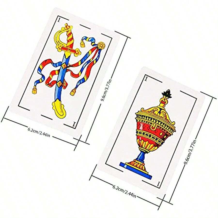 2 Decks of Authentic Spanish NAIPES Playing Cards - Perfect for Mexican ...