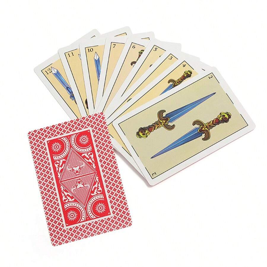 40 Sheets of Plastico Spanish Playing Cards with 2 Decks & Boxes ...