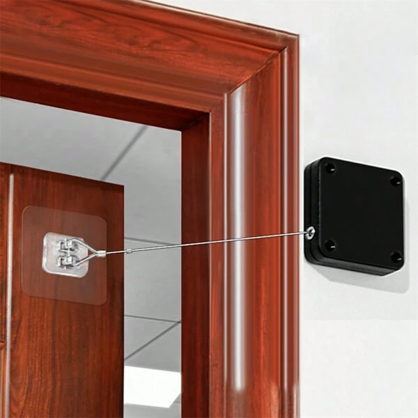 1pc Home Use Automatic Door Closer With Stamping And Free Rope, Mute ...