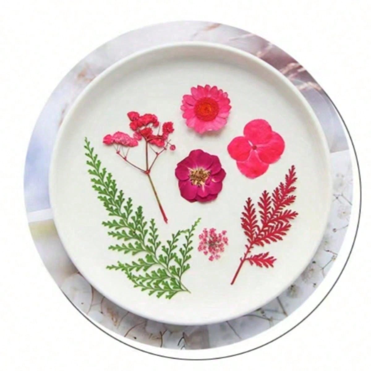 21pcs/Pack Countryside Series Compressed Dried Flower Petals, Botanical ...