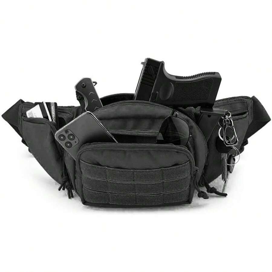 Concealed Carry Pistol Pouch Ultimate Fanny Pack Holster Fits 1911, H&K ...