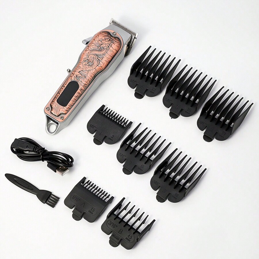 Full Metal Professional Hair Trimmer, Men's Beard Trimmer, Electric ...