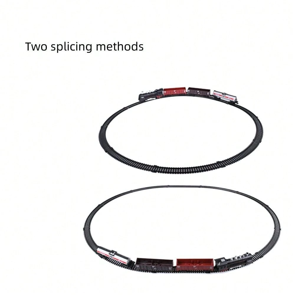 Ensemble De Jouets Ferroviaires Électriques De Piste De Jeu Intérieur ...