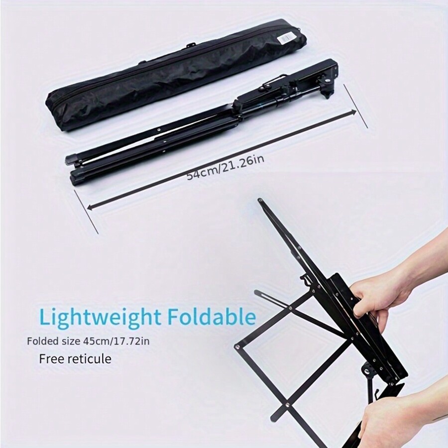 Music Sheet Stand, Portable Adjustable & Foldable Stand For Violin ...