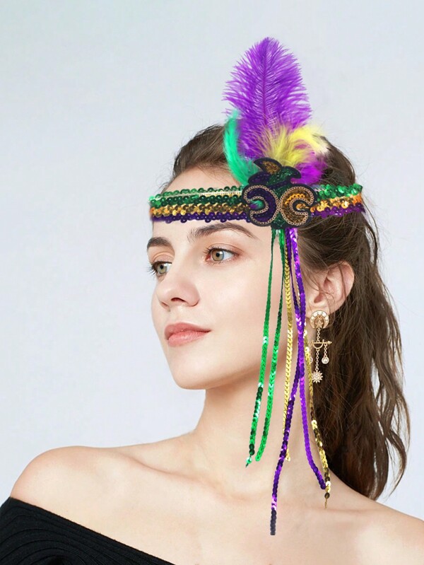 Carnival Dance Party Performance Headdress Decoration Headband Birthday ...