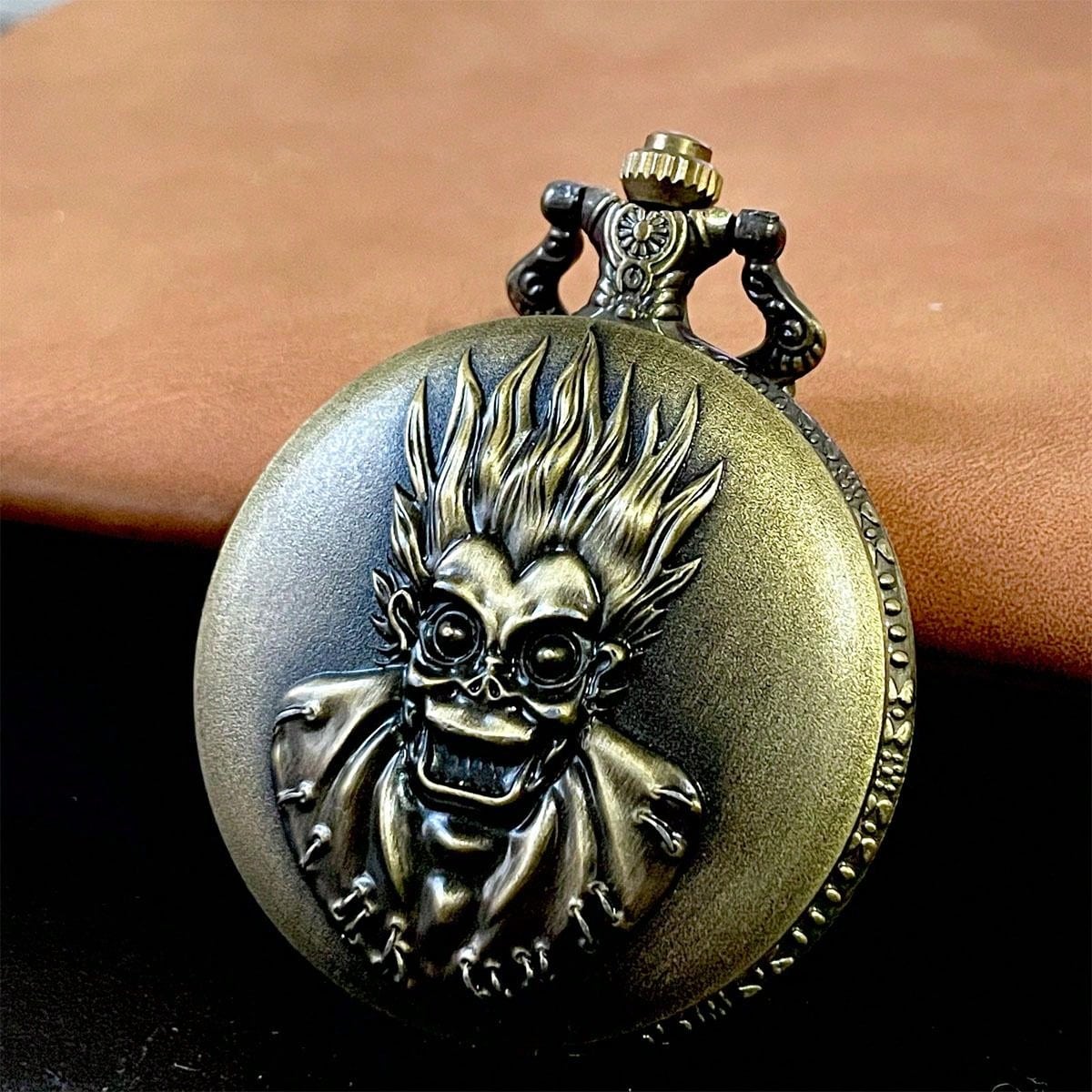 Vintage Pocket Watch Men'S Pendant With Chain Classic Quartz Pocket ...