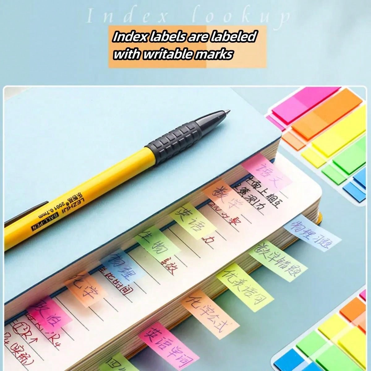 Sticky Note Index Labels With Writable Marks, 1 Pack Of 100 Sheets ...