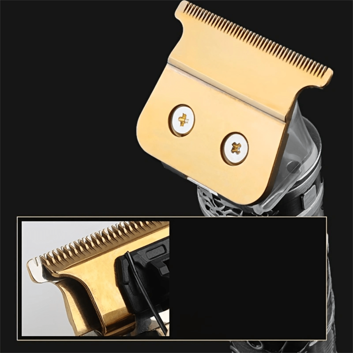 Metal Digital Display Hair Clippers For Men Professional Hair Clippers ...