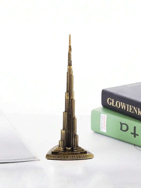 1pc Metal Burj Khalifa Dubai Tower Model Decoration For Office/study ...