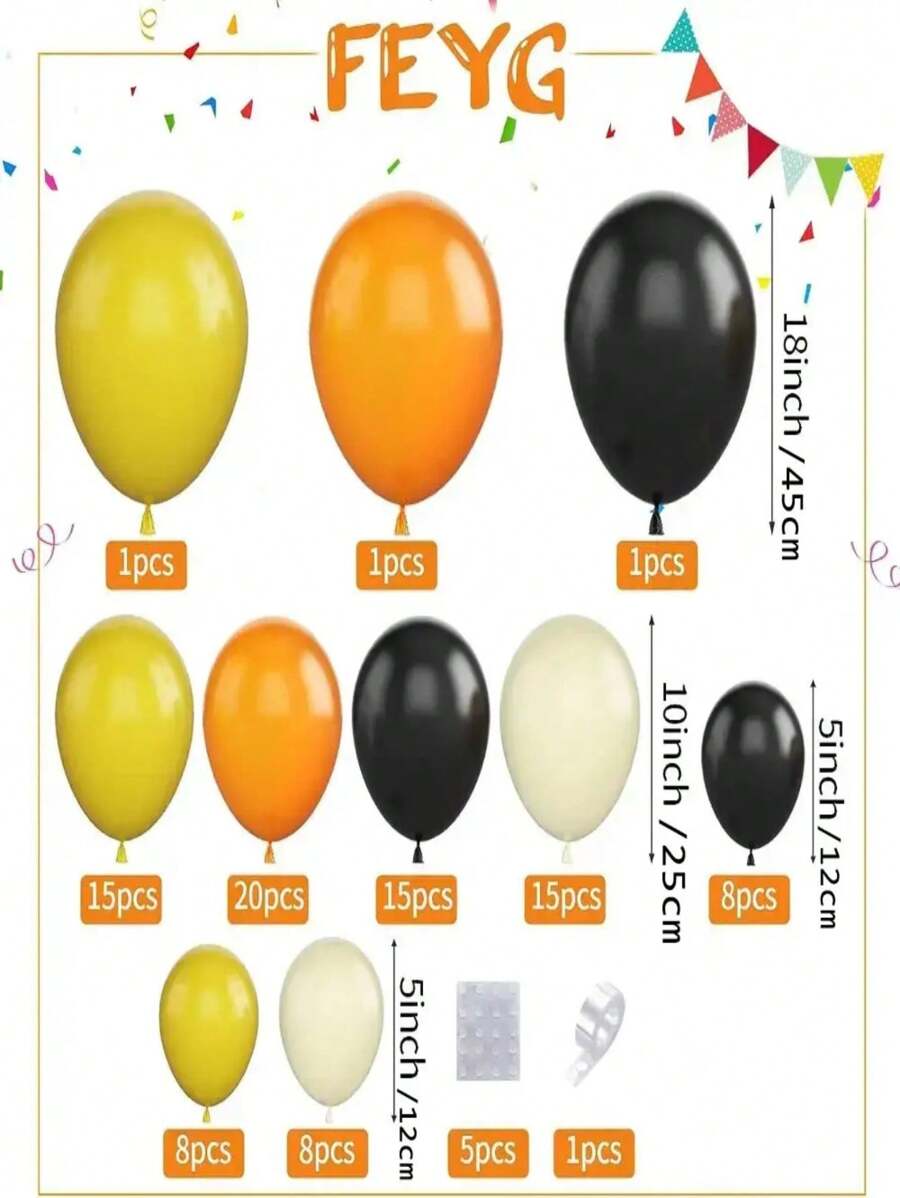 Engineering Vehicle Balloons Construction Party Excavator Birthday ...