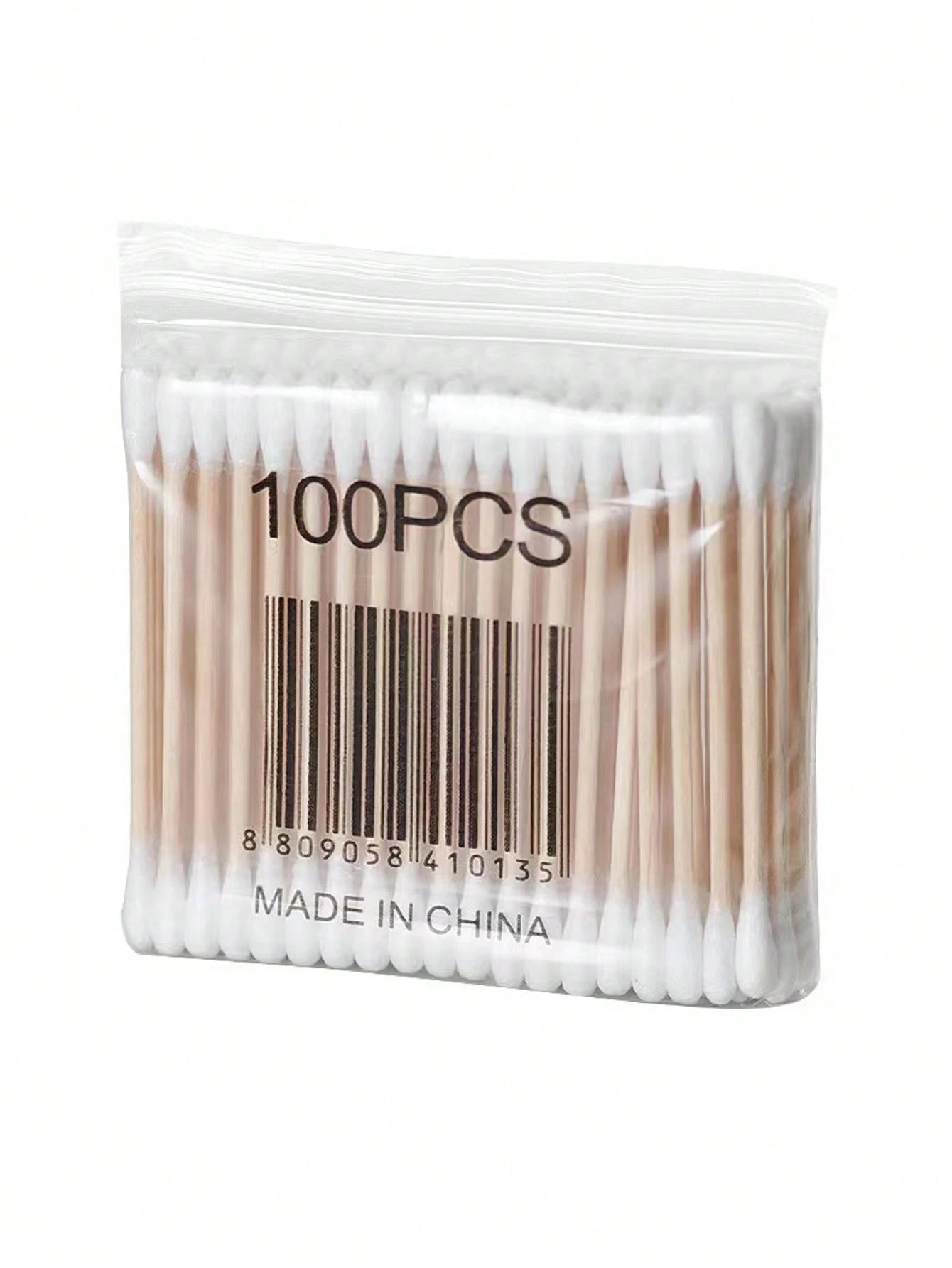 100pcs Disposable Double-Ended Ear Cleaning Swabs For Home Cleaning And ...