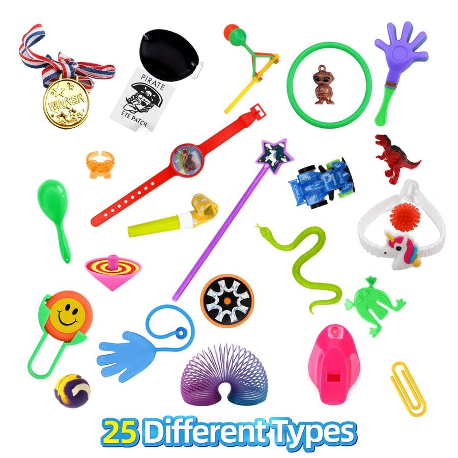 Amy&Benton 200PCS Carnival Prizes Birthday Party Favors Prizes Box Toy ...