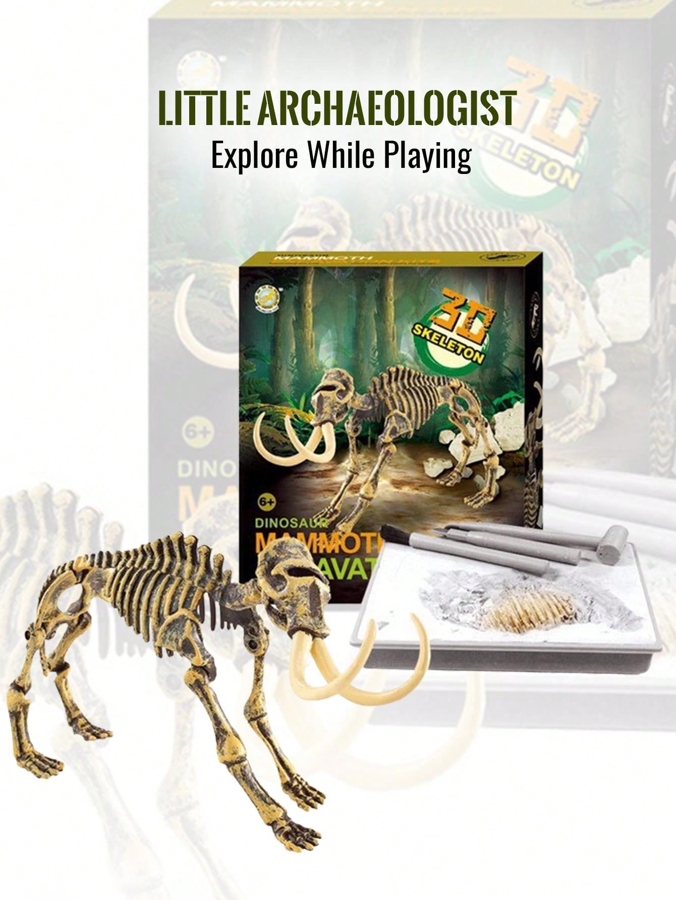 [Mammoth]A Super Fun And Interesting Archaeological Excavation Toy For ...