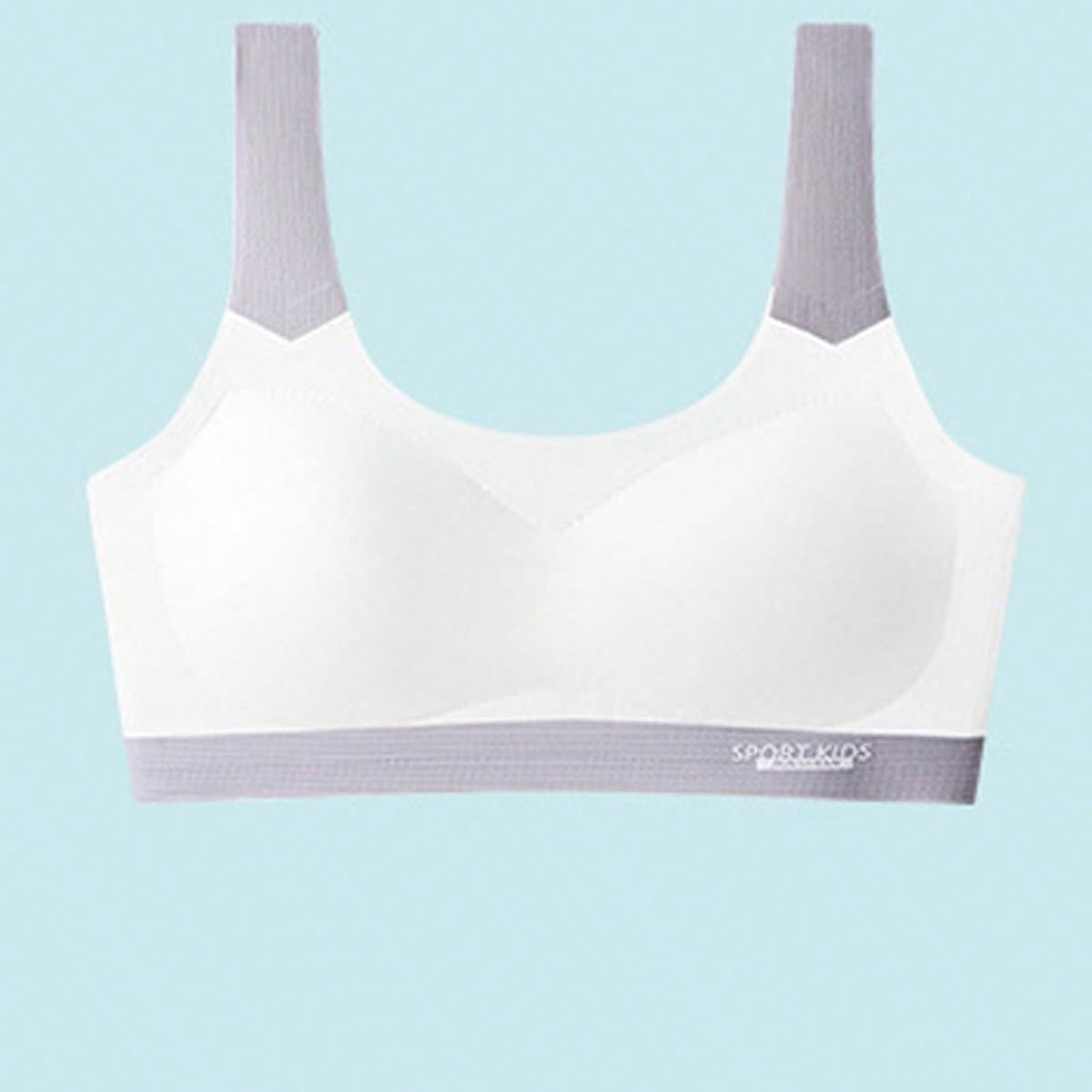 Cute & Simple & Fresh Contrasting Trim Bra For Teenage Girls | SHEIN USA