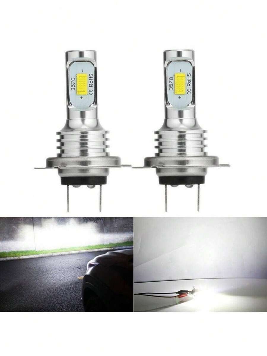 New 2pcs LED Car Fog Light H7 CSP H4 Bulb H11 9005 9006 Lamp H1 H3 12V 24V Cars Led Headlight ...