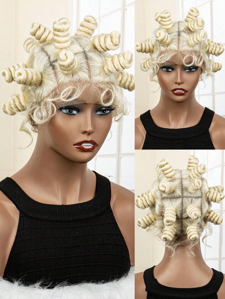 Full Lace High Ponytail Hairpiece In Multiple Colors With Synthetic ...