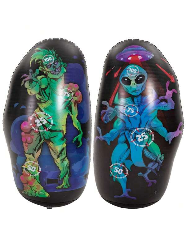 Syncfun 2 Pack 36" Inflatable Target, Zombie & Alien Shooting Practice ...