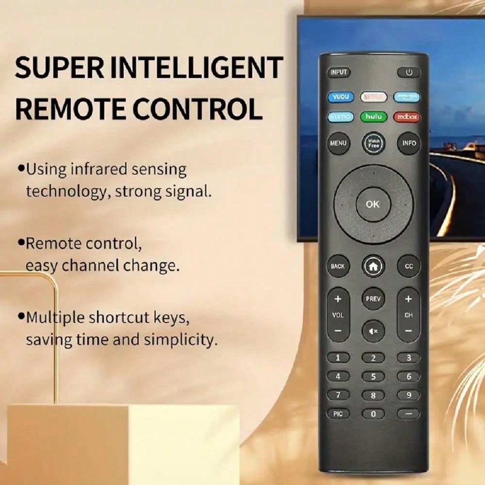 New Remote Xrt140 Universal Tv Remote Control For All Vizio Led Lcd Hd