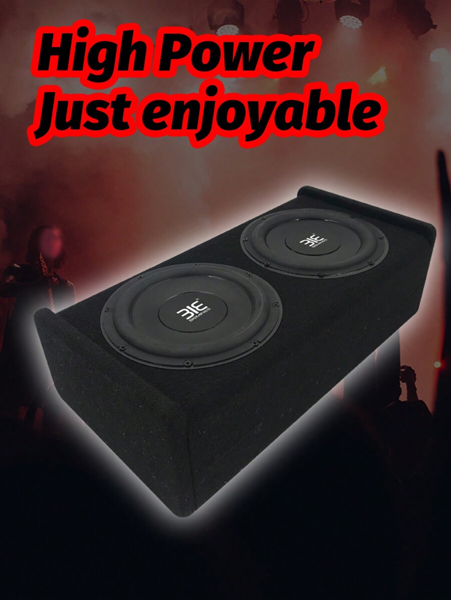 1pc Bemines Tc-0802 Black High Fidelity Subwoofer, Trapezoidal Passive ...