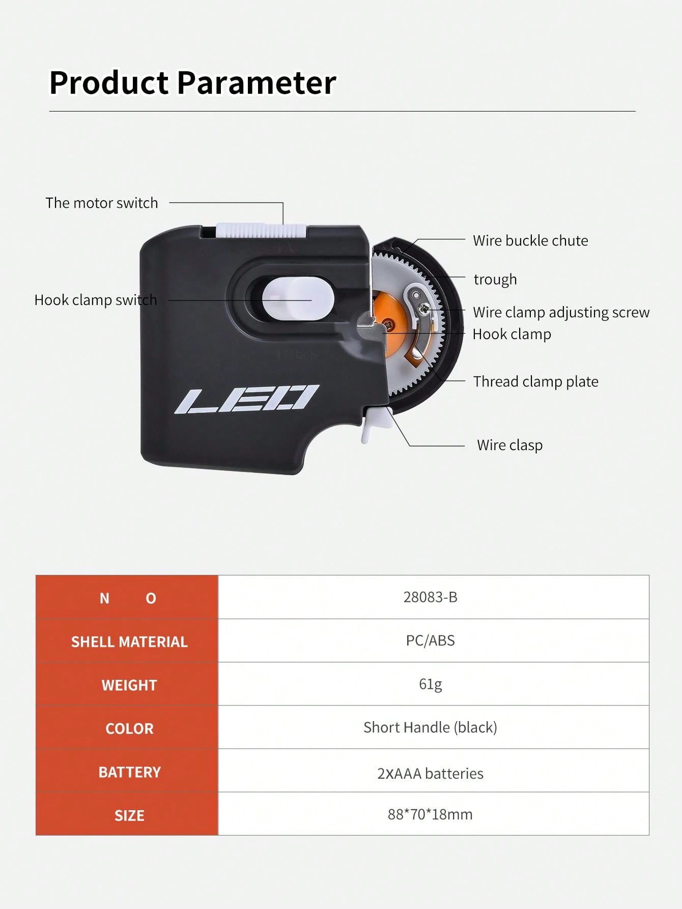 Leofishing Automatic Fishing Hook Tier, Battery Operated Portable Hook ...