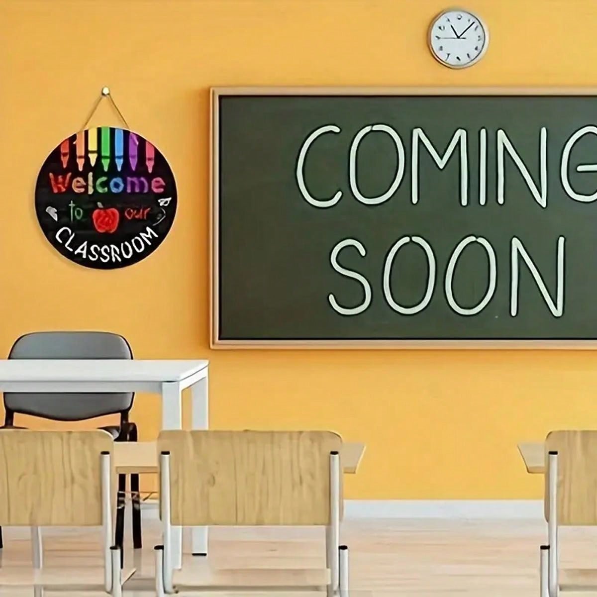 1pc Classroom Door Decoration Welcome Sign 7.87Inches Welcome To Our ... 1pc Classroom Door Decoration Welcome Sign 7.87Inches Welcome To Our ...