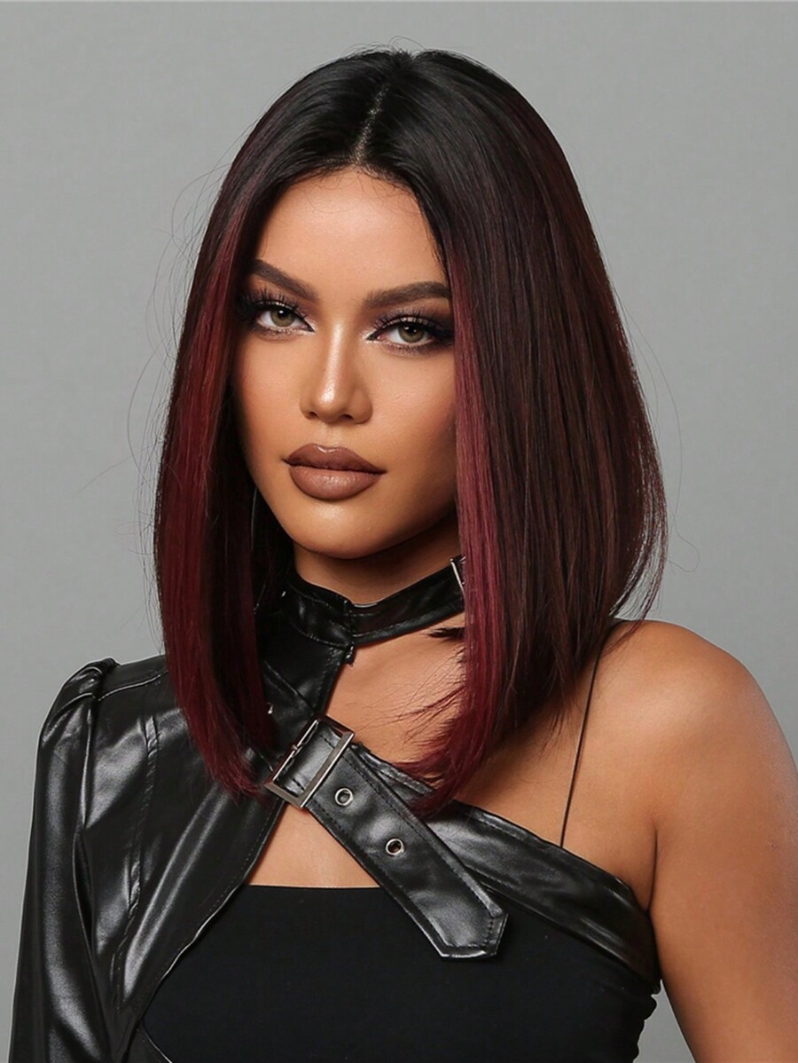 HAIRCUBE 20 Inch Long Straight Synthetic Wig Natural And Realistic ...