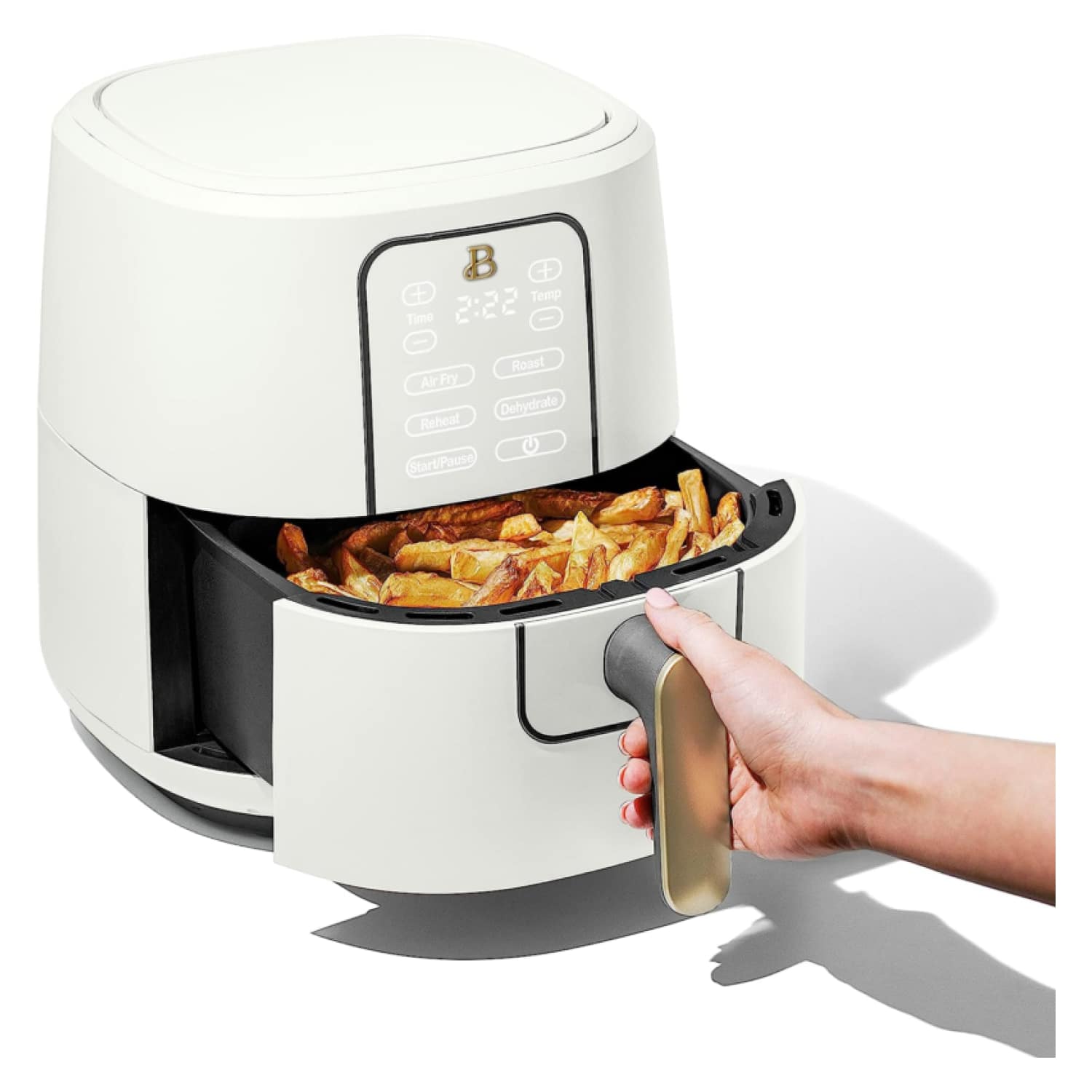 6 Quart Touchscreen Air Fryer, White Icing | SHEIN USA