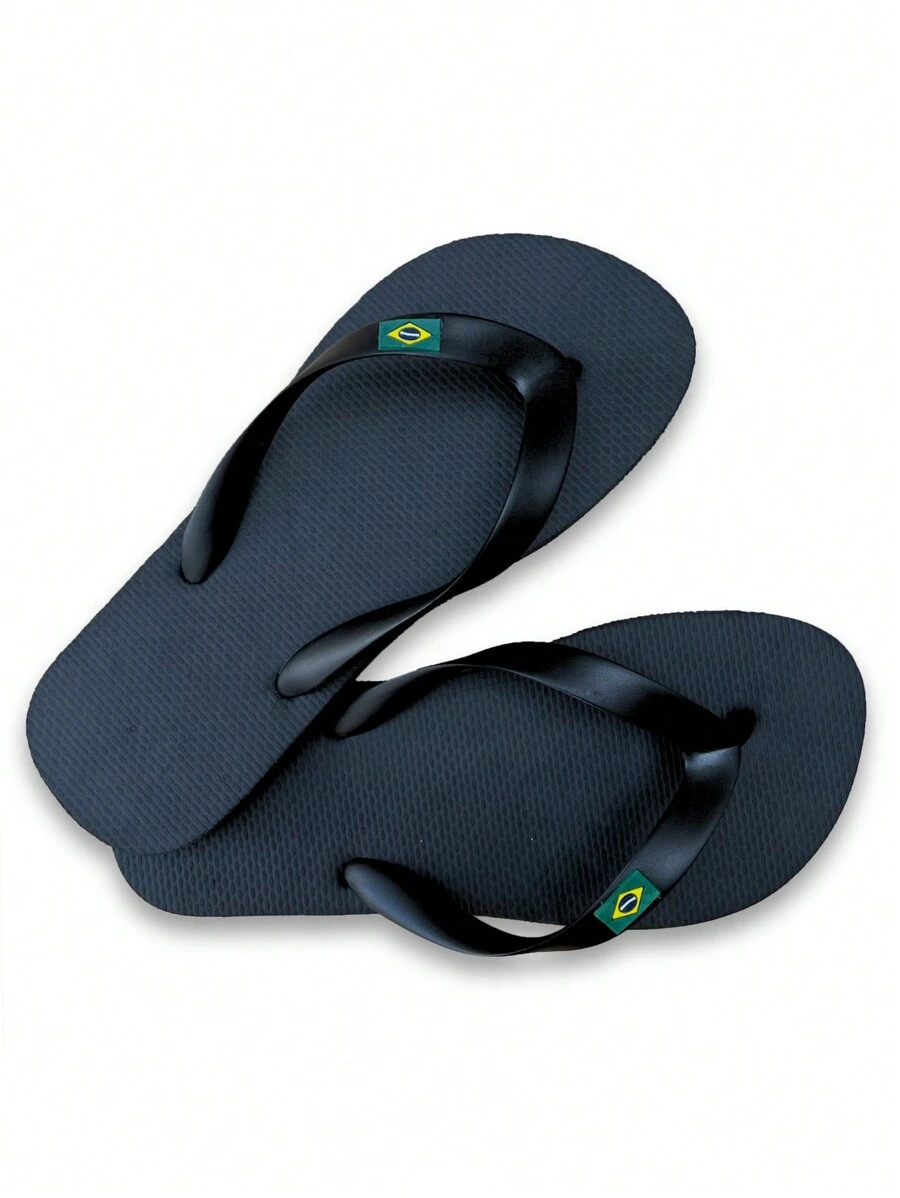 Chinelo feminino Bandeirinha do Brasil Rasteirinha Sandalia de Praia ...