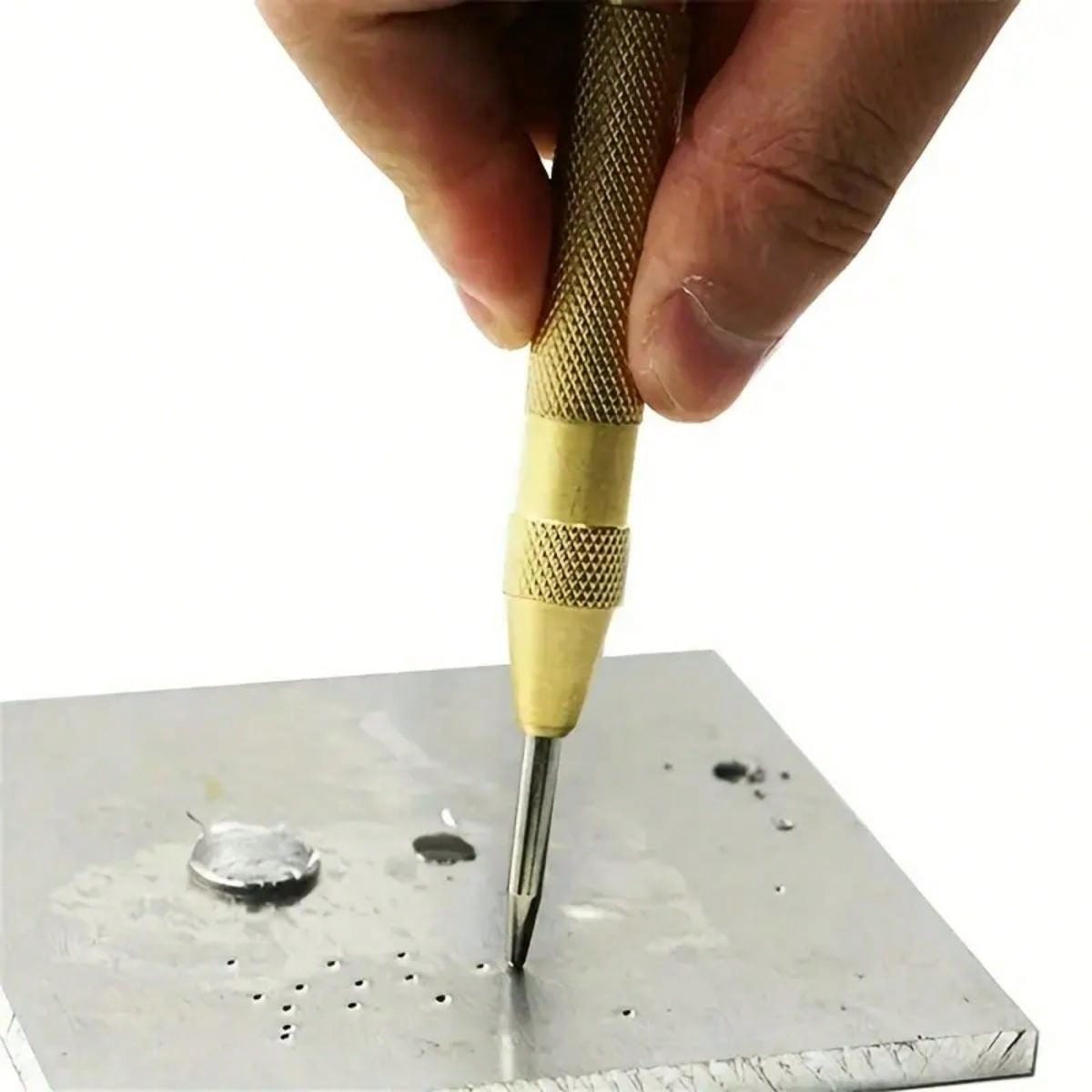 1pc Automatic Center Punch Spring Loaded Metal Marking Tool, High ...