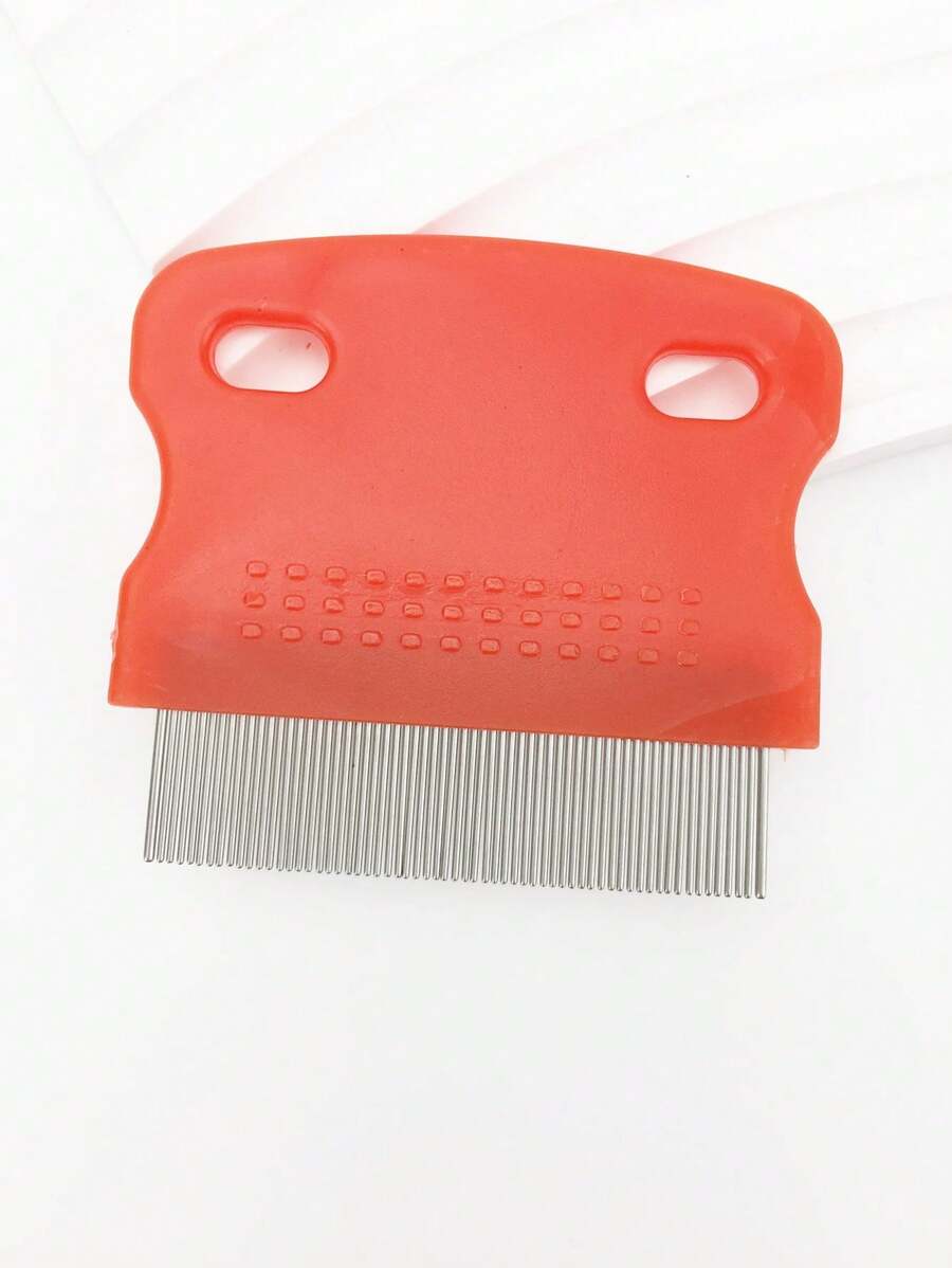 1pc Hairstyling Short Needle Comb With Double Holes & Dense Teeth, Made ...