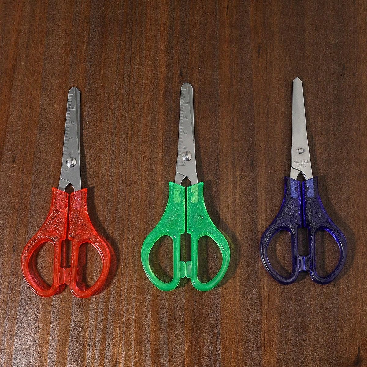 Scissors With Scale, Safe Office Scissors, Ruler Scissors, Student Diy ...