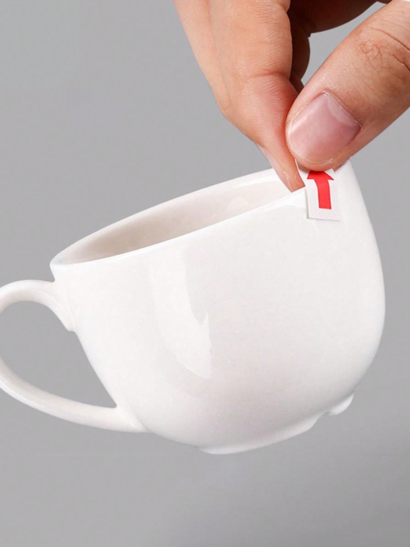 10 Sheets Of 1000pcs Red Directional Arrow Shaped Self-Adhesive ...