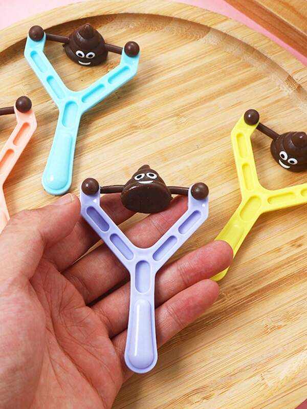 Funny Poop Shaped Slingshot Toy Novelty Adult Prank Toy | SHEIN USA