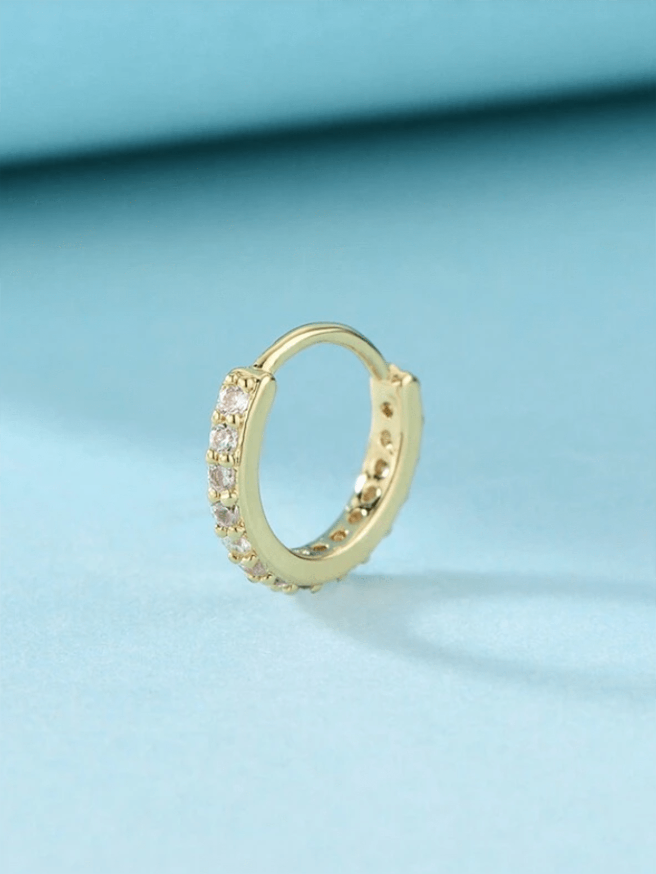 1pc Fashionable Micro Inlaid Super Sparkling Nose Ring For Women's ...