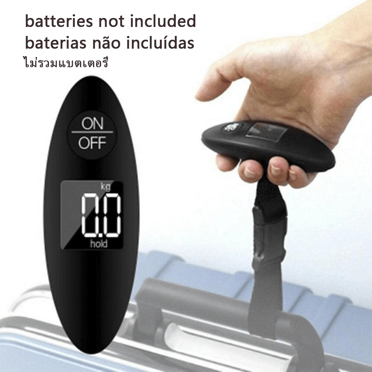 1Pc 40kg/100g LCD Digital Electronic Luggage Scale Portable Suitcase ...