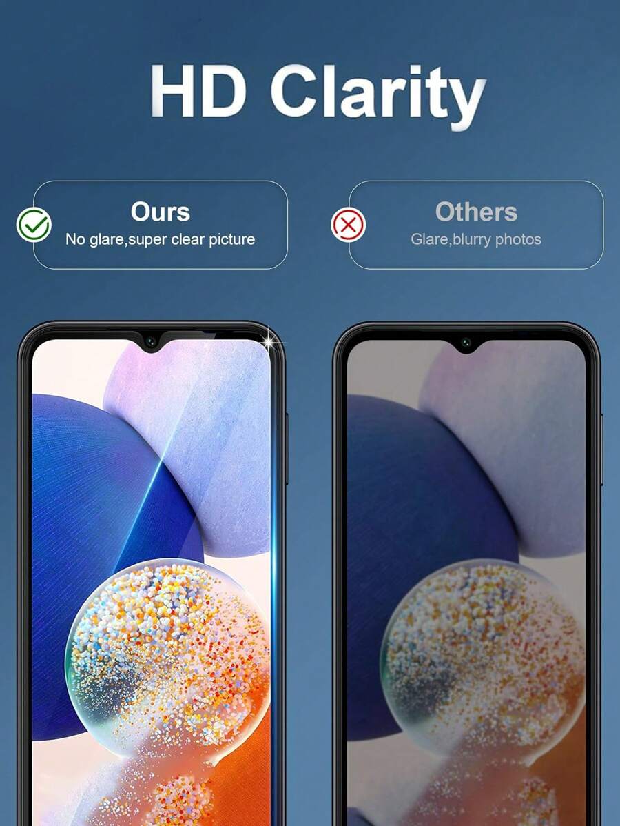 3pcs/Set Full Coverage High Definition Tempered Glass Screen Protector ...