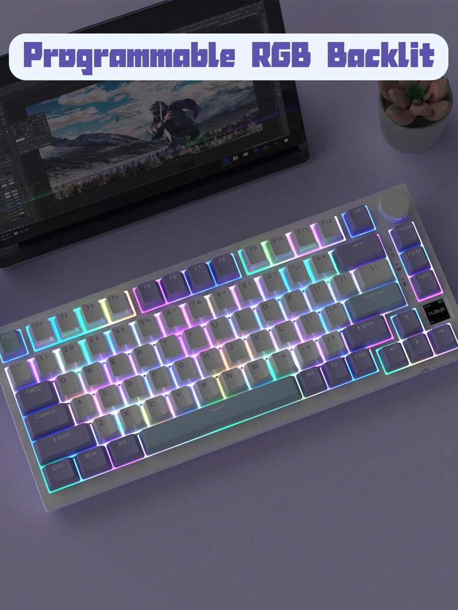 AJAZZ AJAZZ AK820pro Tri-Mode Mechanical Keyboard With Screen ...