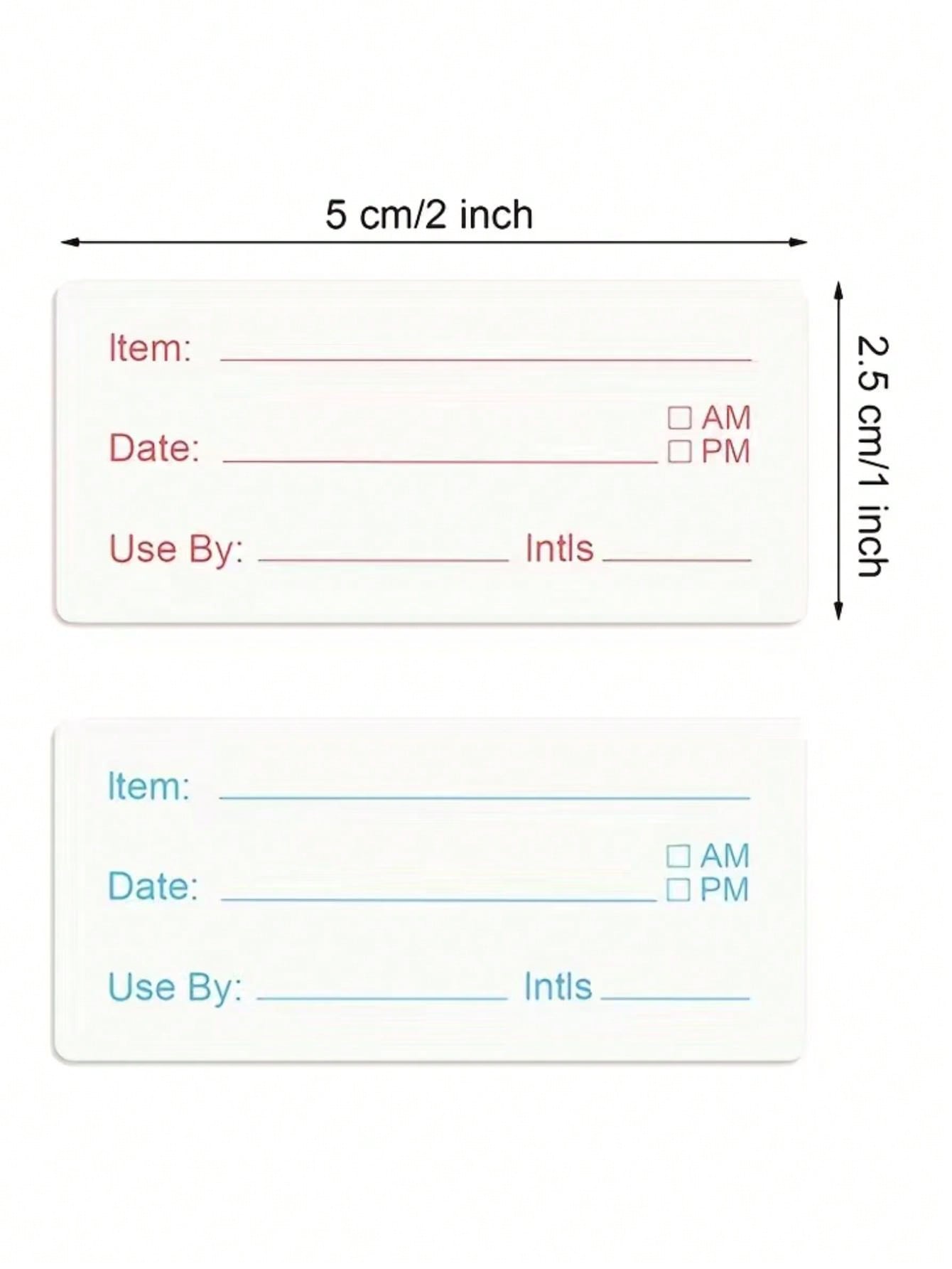 500pcs Kitchen Food Label Date Roll Sticker, Household Food ...